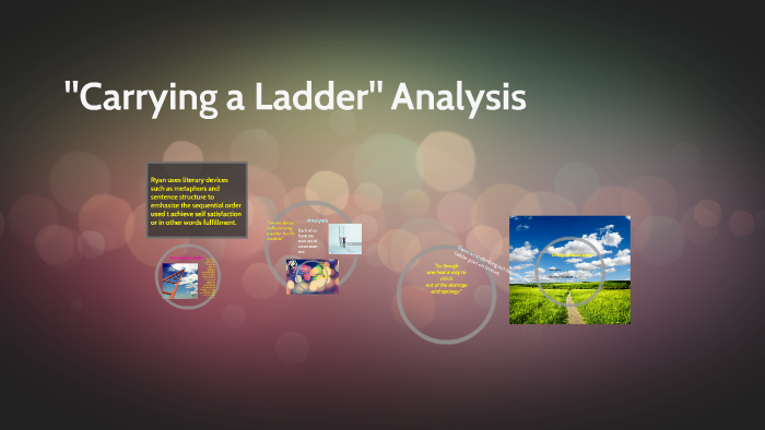 "Carrying a Ladder" Analysis by Dorian Wallace on Prezi