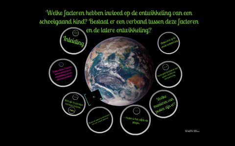 Hebben externe factoren invloed op de ontwikkeling van een schoolgaand ...