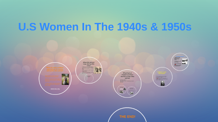 U.S Women In The 1940s & 1950s by Brett bolden on Prezi
