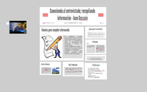 Conociendo al entrevistado; recopilando información by Victor ...