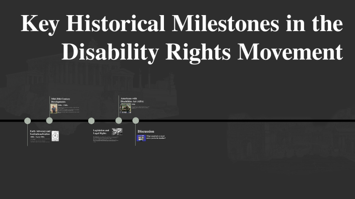 Key Milestones in Disability Rights Movement by Stephanie Bailey on Prezi