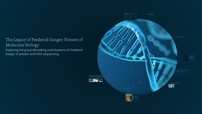 The Legacy of Frederick Sanger: Pioneer of Molecular Biology by Roberta ...