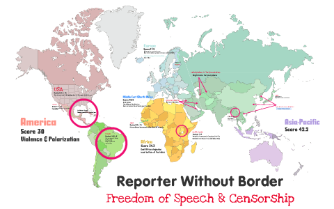 World Map of Press Freedom by Chu Wu on Prezi