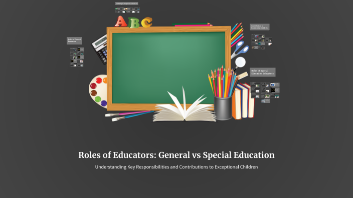 Roles of Educators: General vs Special Education by Annisha Laville on ...
