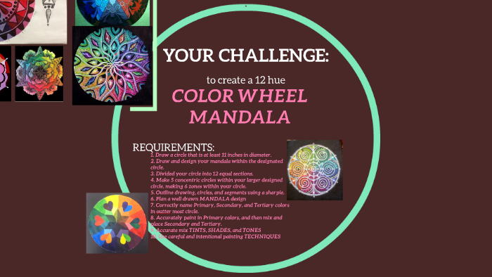 Mandala Color Wheel Project Overview by Laura Walcott