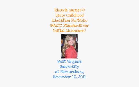 Early Childhood Education Portfolio - Rhonda Garner by Rhonda Garner on ...