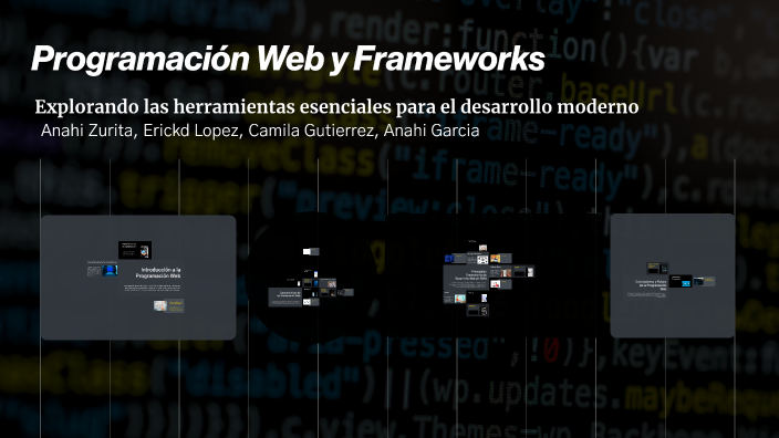 Programación Web y Frameworks by erick lopez on Prezi
