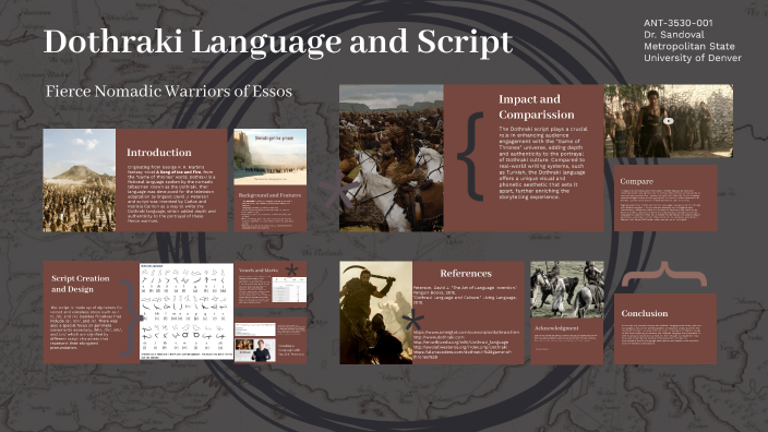 Introduction to Dothraki Language by Steph D on Prezi