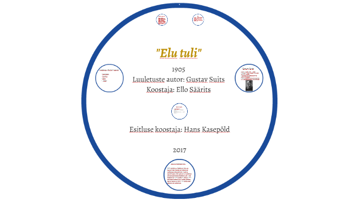 Gustav Suits - Elu Tuli by Hans Kasepõld on Prezi
