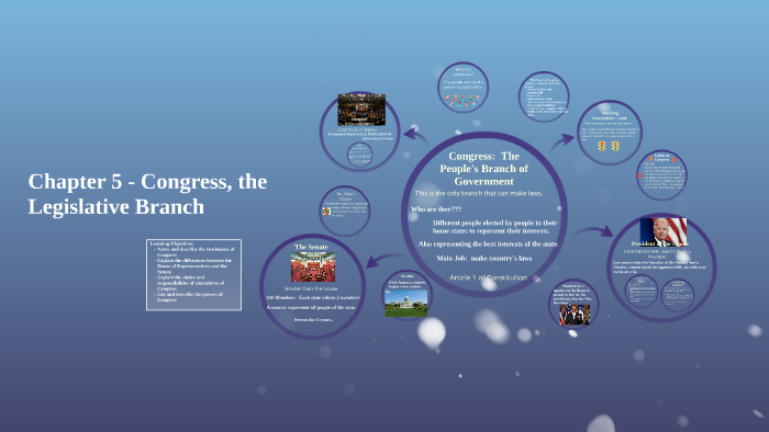Chapter 5 - Congress, the Legislative Branch by Ann Marie Schaefer on Prezi