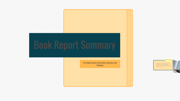 Book Report Summary by WorshipResources on Prezi