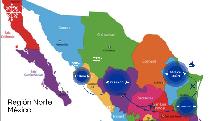 Ruta de la Región Norte de México by Sandra Elena Liberatore Castañeda ...