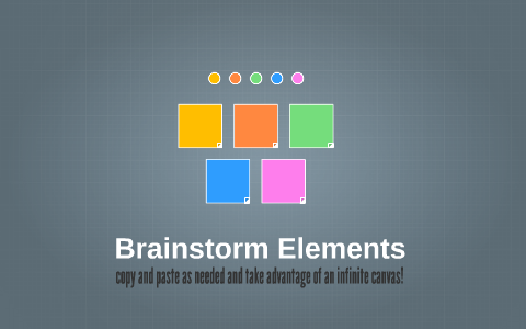 Brainstorm Elements by Steve Wishman on Prezi
