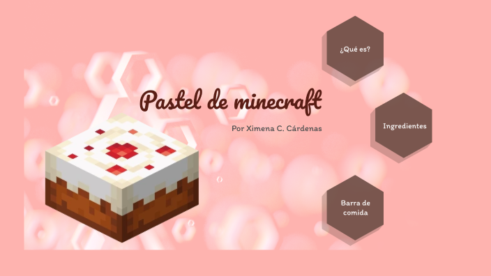 cómo hacer pastel en minecraft by ximena contreras cárdenas on Prezi