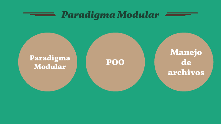 Paradigma Modular by Holger Daniel Sanchez Valle on Prezi