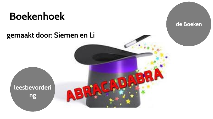 boeken hoek by Li van der sluis on Prezi