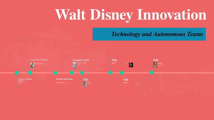 Walt Disney Innovation by elaine mahani on Prezi