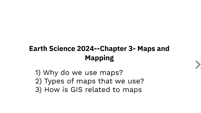 Chapter 3 Earth Science Maps by Steve Timmer on Prezi