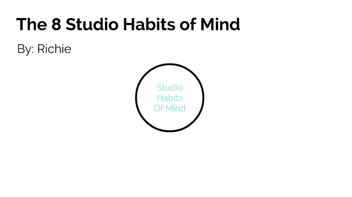 The 8 Studio Habits of Mind by Richie Do on Prezi