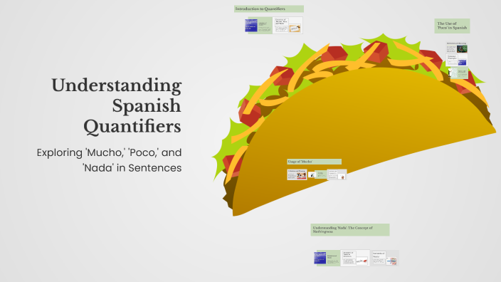 Understanding Spanish Quantifiers by hantajger dobra wola on Prezi