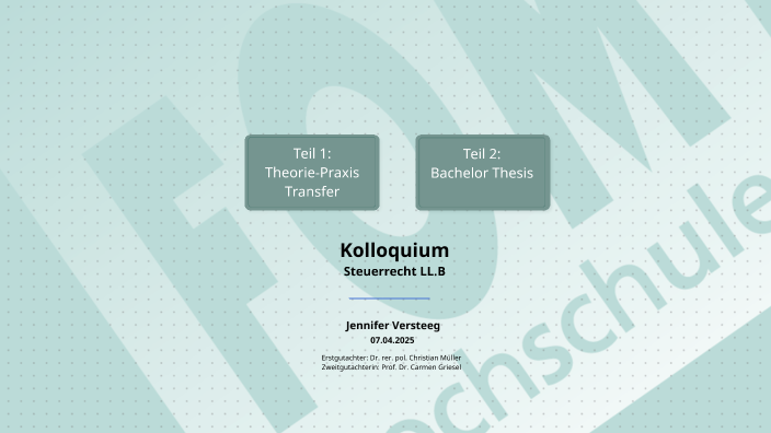Kolloquium by Jennifer Versteeg on Prezi