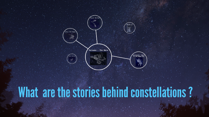 What is the stories behind constellations by Emma Lampert on Prezi