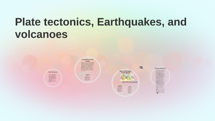 Plate tectonics, Earthquakes, and volcanoes by nairee isaacs