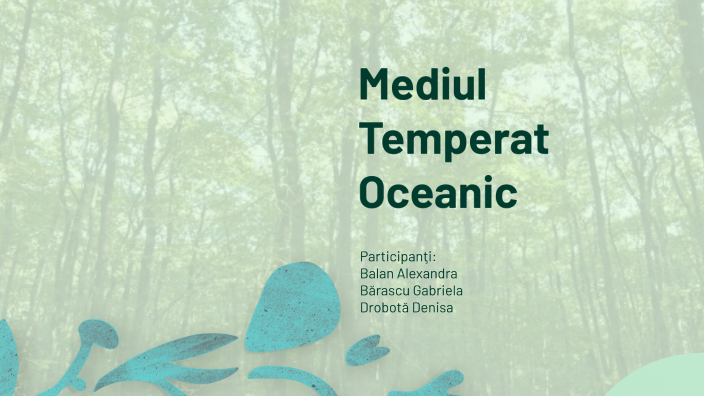 Mediul Temperaturat Oceanic by Mitu Daria on Prezi