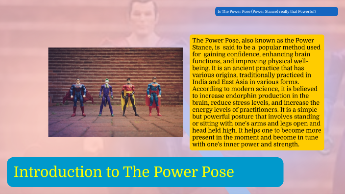 Is The Power Pose (Power Stance) really that Powerful? by caylee odle ...