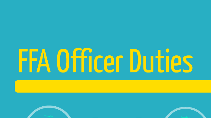 FFA Officer Duties by Shelby West on Prezi