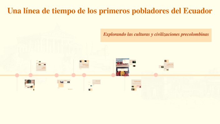 Una línea de tiempo de los primeros pobladores del Ecuador by MAYRA ...