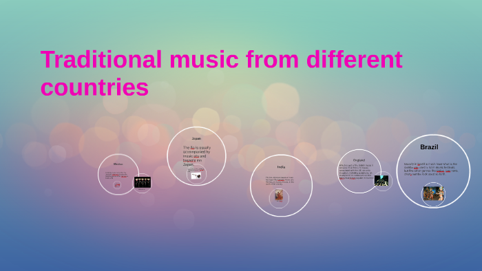 Traditional music from different countries by Darwin Hernandez Osorio ...