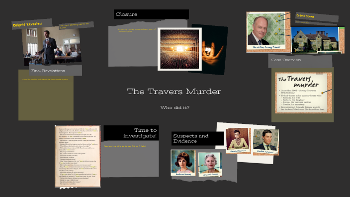 The Travers Murder by SOHO Puerto Madryn on Prezi