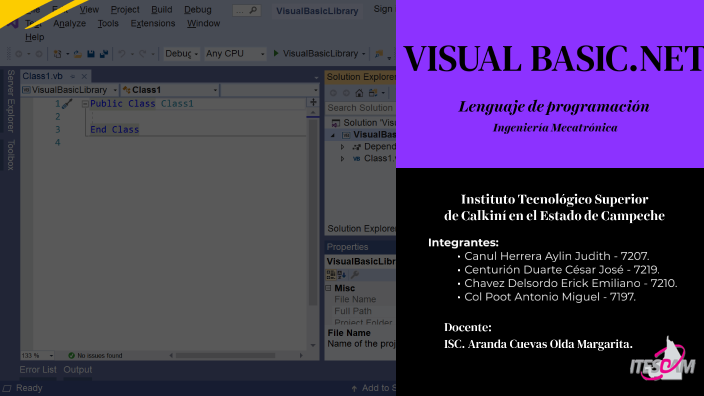 Lenguaje de programación - VB.NET by ANTONIO MIGUEL COL POOT on Prezi