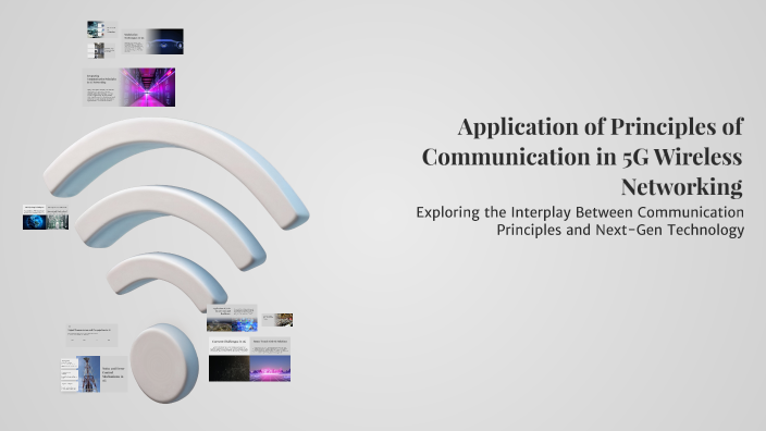 Application of Principles of Communication in 5G Wireless Networking by ...