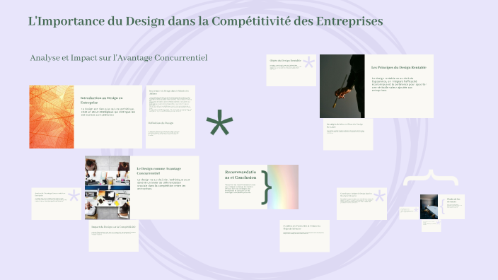 L'Importance du Design dans la Compétitivité des Entreprises by Abdou Khadre SAKHO on Prezi
