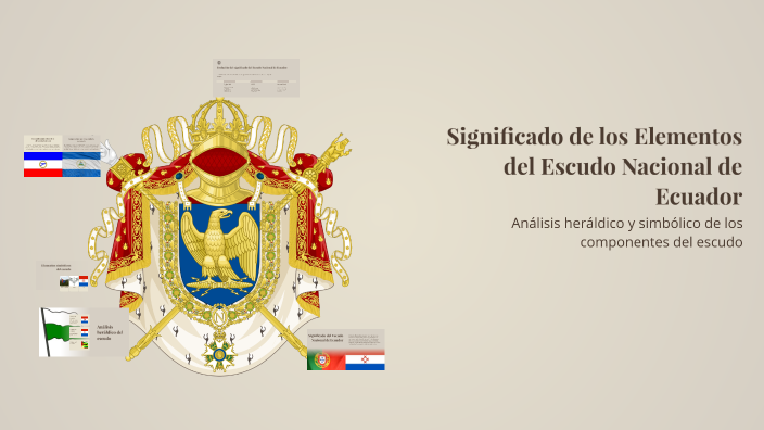 Significado de los Elementos del Escudo Nacional de Ecuador by Javier ...