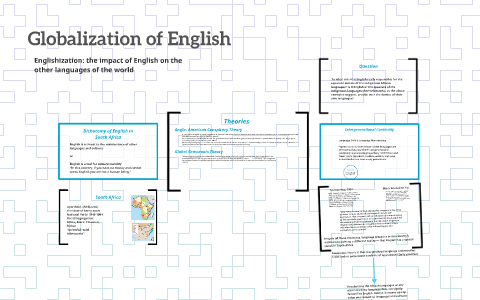 Globalization of English by Ana Fierro on Prezi
