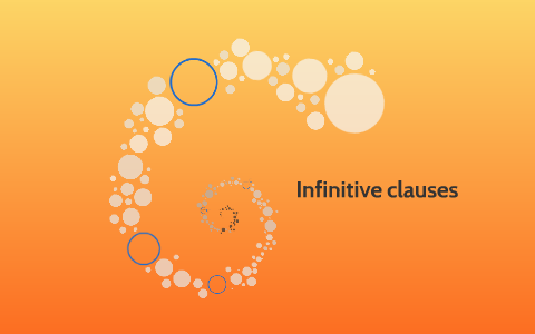 Infinitive clause by Gage Bausman on Prezi