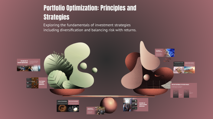 Portfolio Optimization: Principles by Jao on Prezi