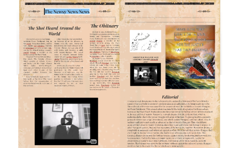 AP World History, World War 1 Newspaper Project by Alice Bartholomay on ...