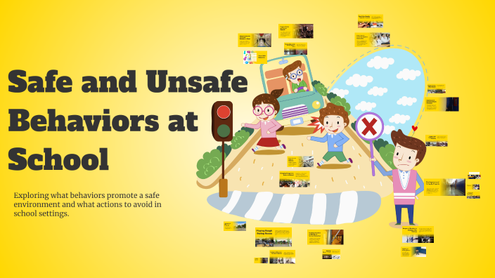 Safe and Unsafe Behaviors at School by LEUTERIO, KIARA ESABELLE on Prezi