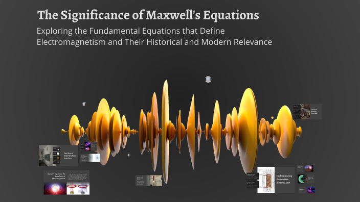 The Significance of Maxwell's Equations by 9C_62 VRAJ TALATI on Prezi