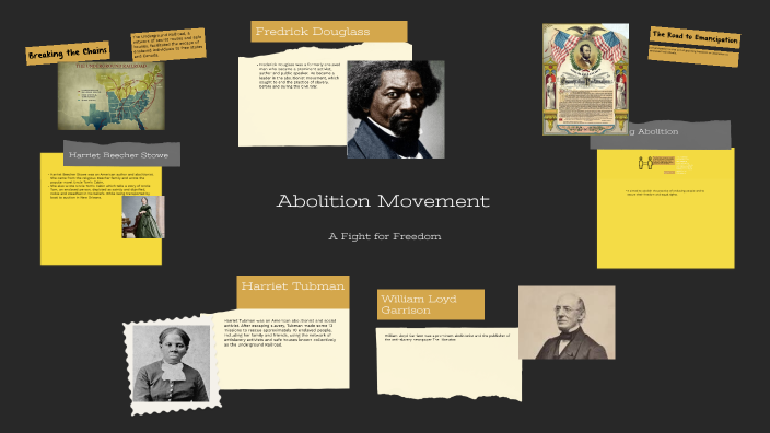 The Abolition Movement by Madison Pyatt on Prezi