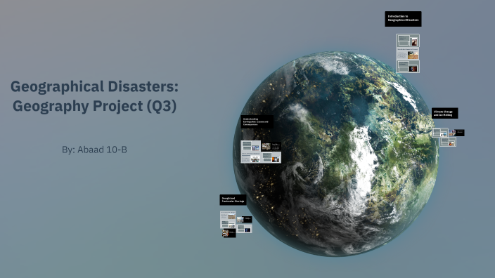 Geographical Disasters: Current Challenges and Solutions by Gaby ...