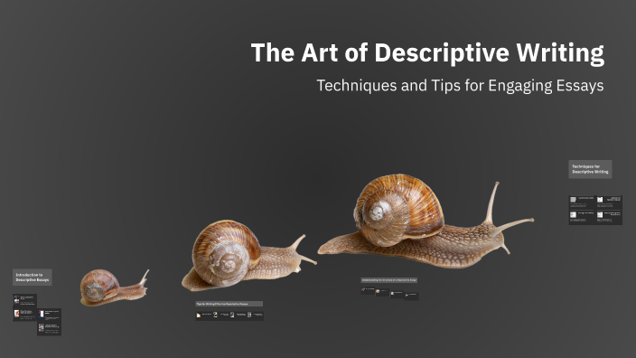 The Art of Descriptive Writing by Umair Ghani on Prezi