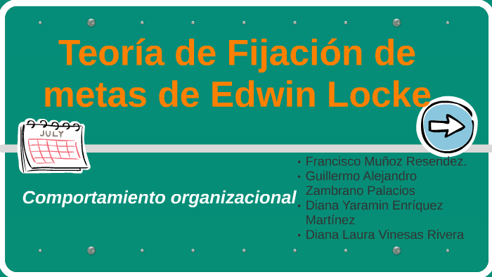 Teoría de Fijación de metas de Locke by Dianaa Enriquez on Prezi