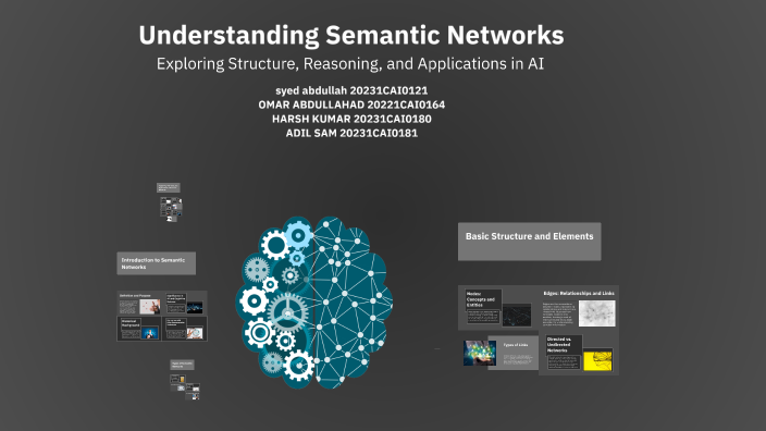 Understanding Semantic Networks by umar on Prezi