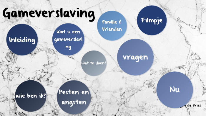 Gameverslaving by Jurgen de Vries on Prezi