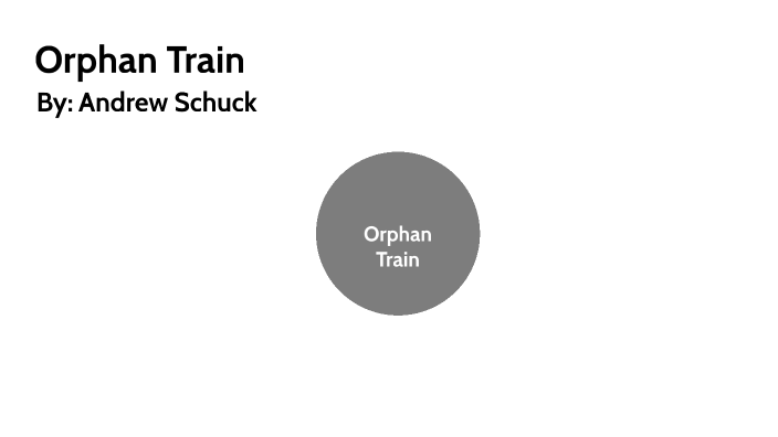 Orphan Train by Andrew Schuck on Prezi